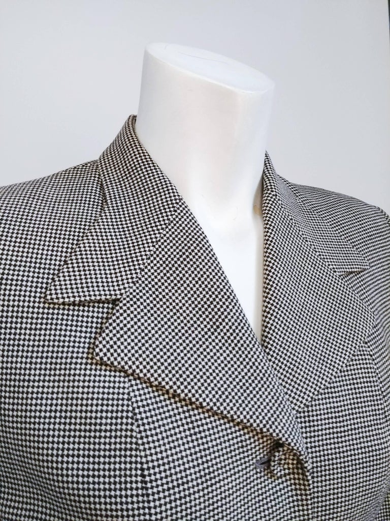 Black and White Houndstooth Suit Set, 1940s For Sale at 1stDibs | black ...