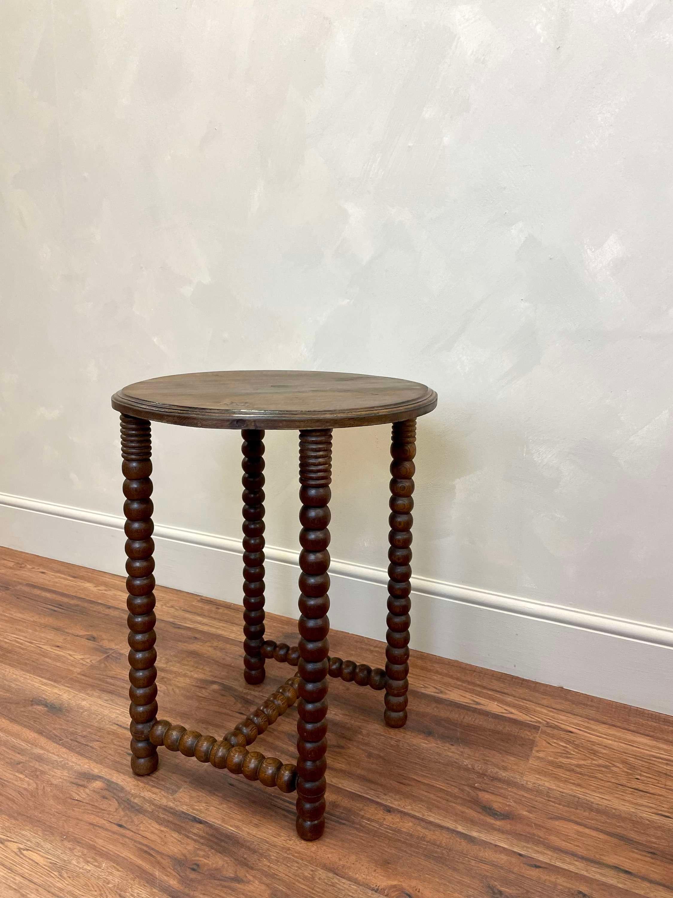 1940s Bobbin Side Table by Charles Dudouyt at 1stDibs | bobbin bedside ...