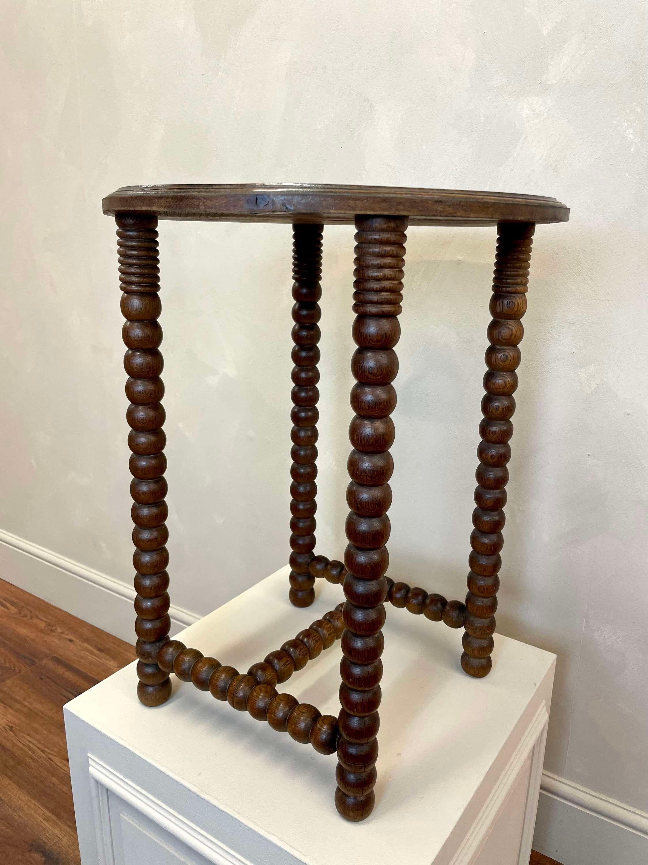 1940s Bobbin Side Table by Charles Dudouyt at 1stDibs | bobbin bedside ...