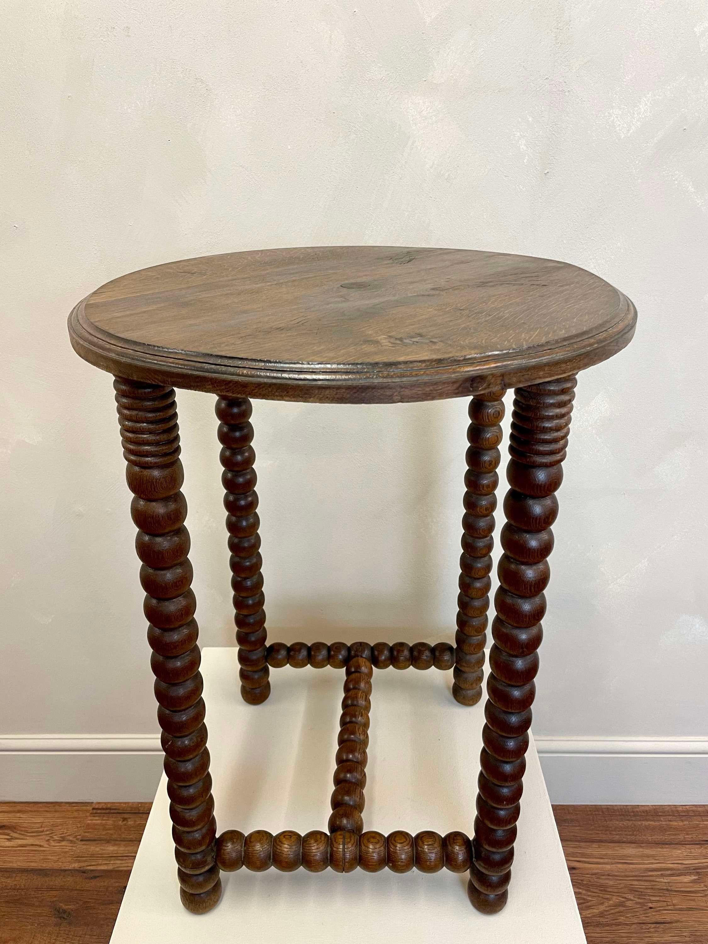 1940s Bobbin Side Table by Charles Dudouyt at 1stDibs | bobbin bedside ...