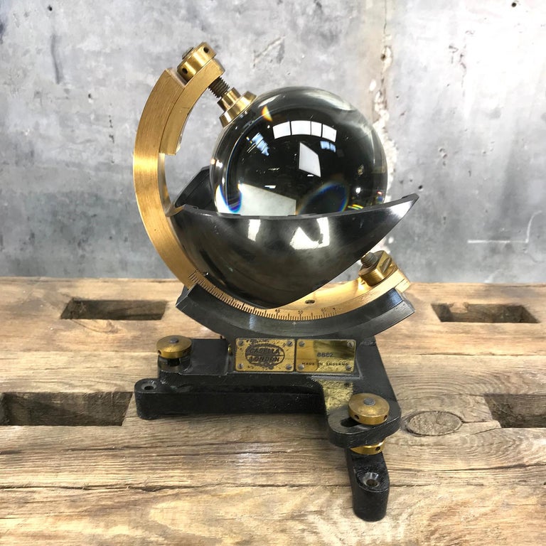 1940s Campbell Stokes British Cast Bronze and Glass Sunshine Recorder ...