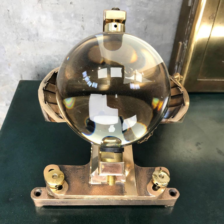 1940s Campbell Stokes British Cast Bronze, Brass and Glass Sunshine ...