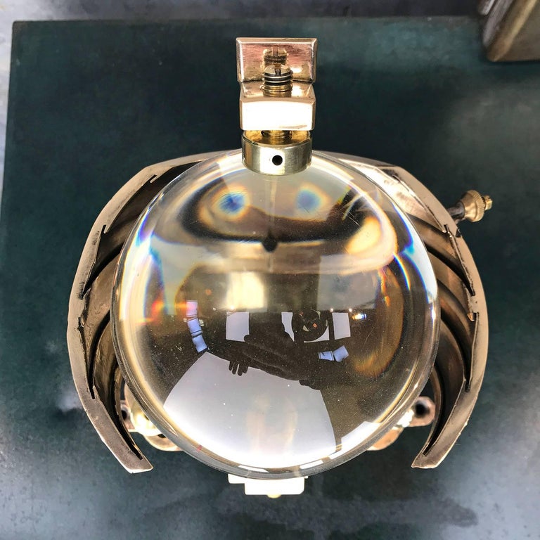 1940s Campbell Stokes British Cast Bronze, Brass and Glass Sunshine ...