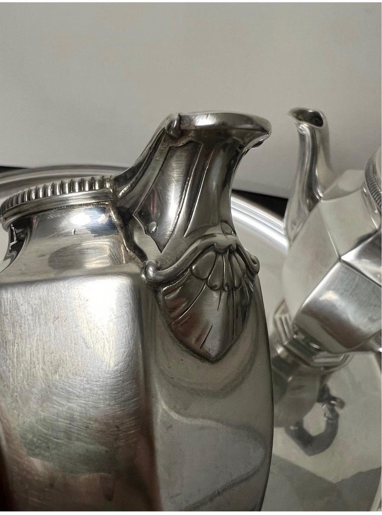 1940s Christofle Gallia France “Colbert” Silverplate Coffee and Tea ...