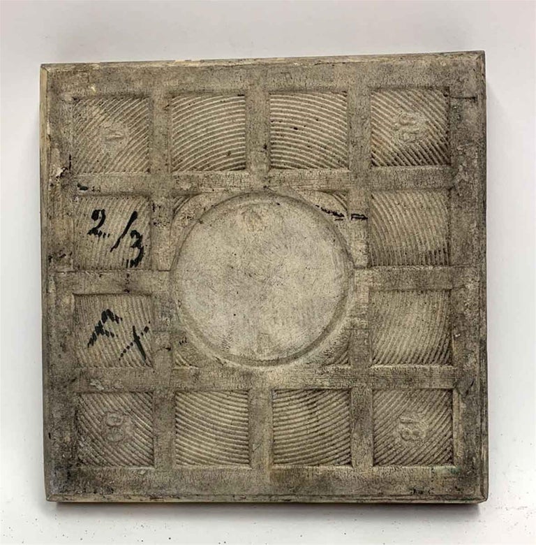 1940s Decorative Leafy Mural Floor Tile Set For Sale at 1stDibs
