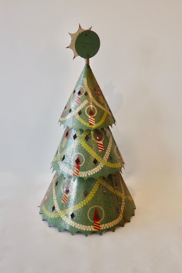 1940s Detroit Department Store Display Christmas Tree in Original Paint ...
