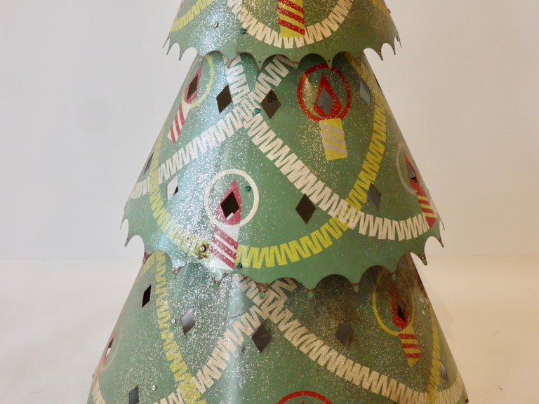 1940s Detroit Department Store Display Christmas Tree in Original Paint ...