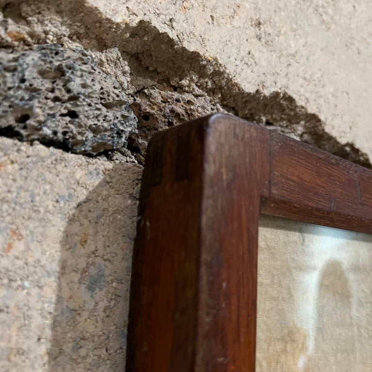 1940s Distressed Picture Frame Original Rich Mexican Wood Custom ...
