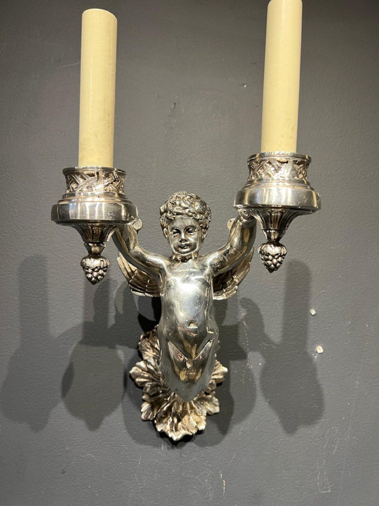 1940’s English Angel Sconces For Sale at 1stDibs