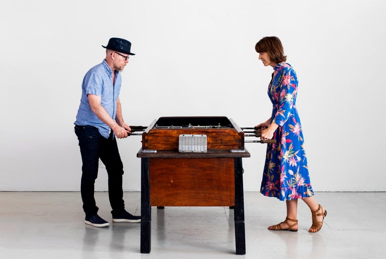 1940s European Foosball Table at 1stDibs | foosball table for sale ...