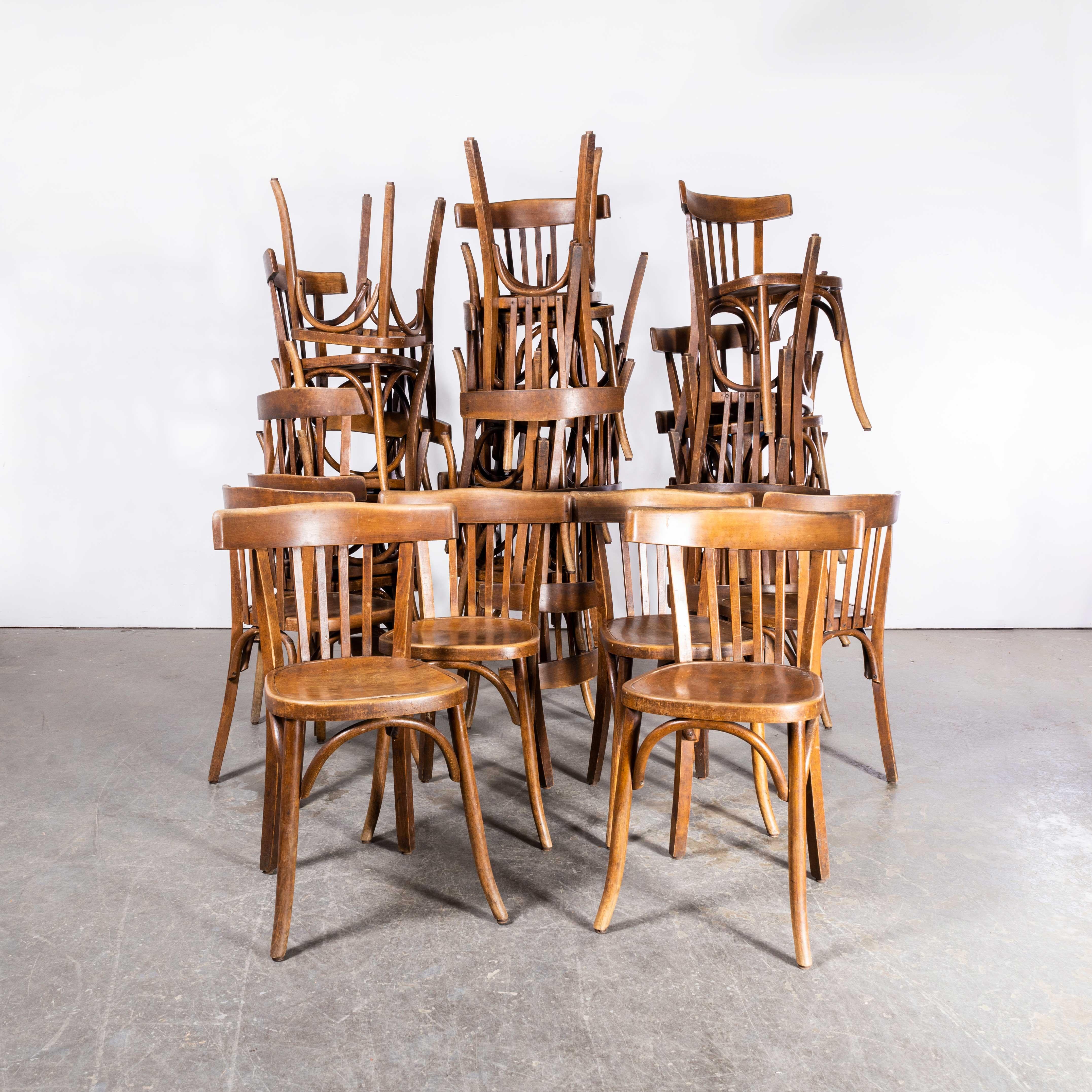 1940's Fischel French Deep Back Bentwood Dining Chairs - Various Qty ...