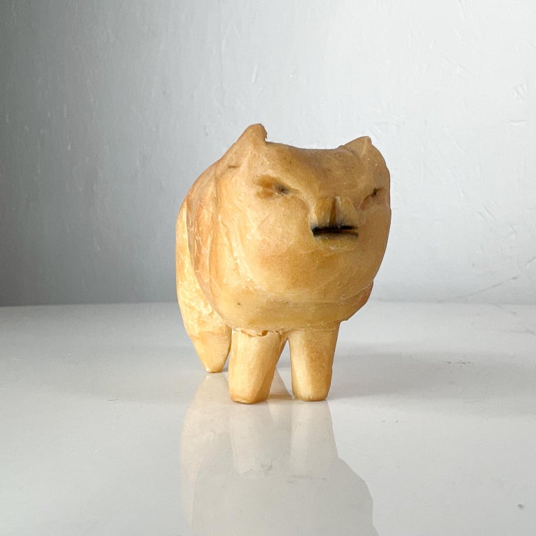 1940s Folk Art Modern Vintage PIG Castile Soap Sculpture Carving For ...