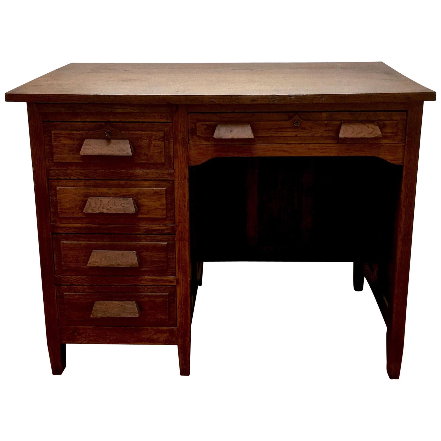 1940s French Administration Desk For Sale at 1stDibs