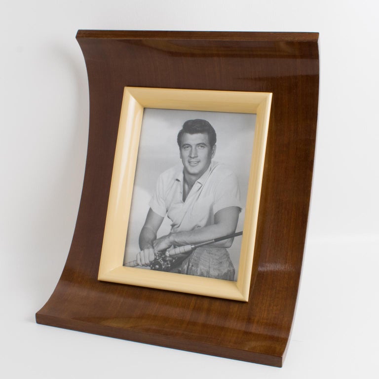 1940s French Art Deco Wood and Lacquer Picture Frame at 1stDibs | 1940s ...