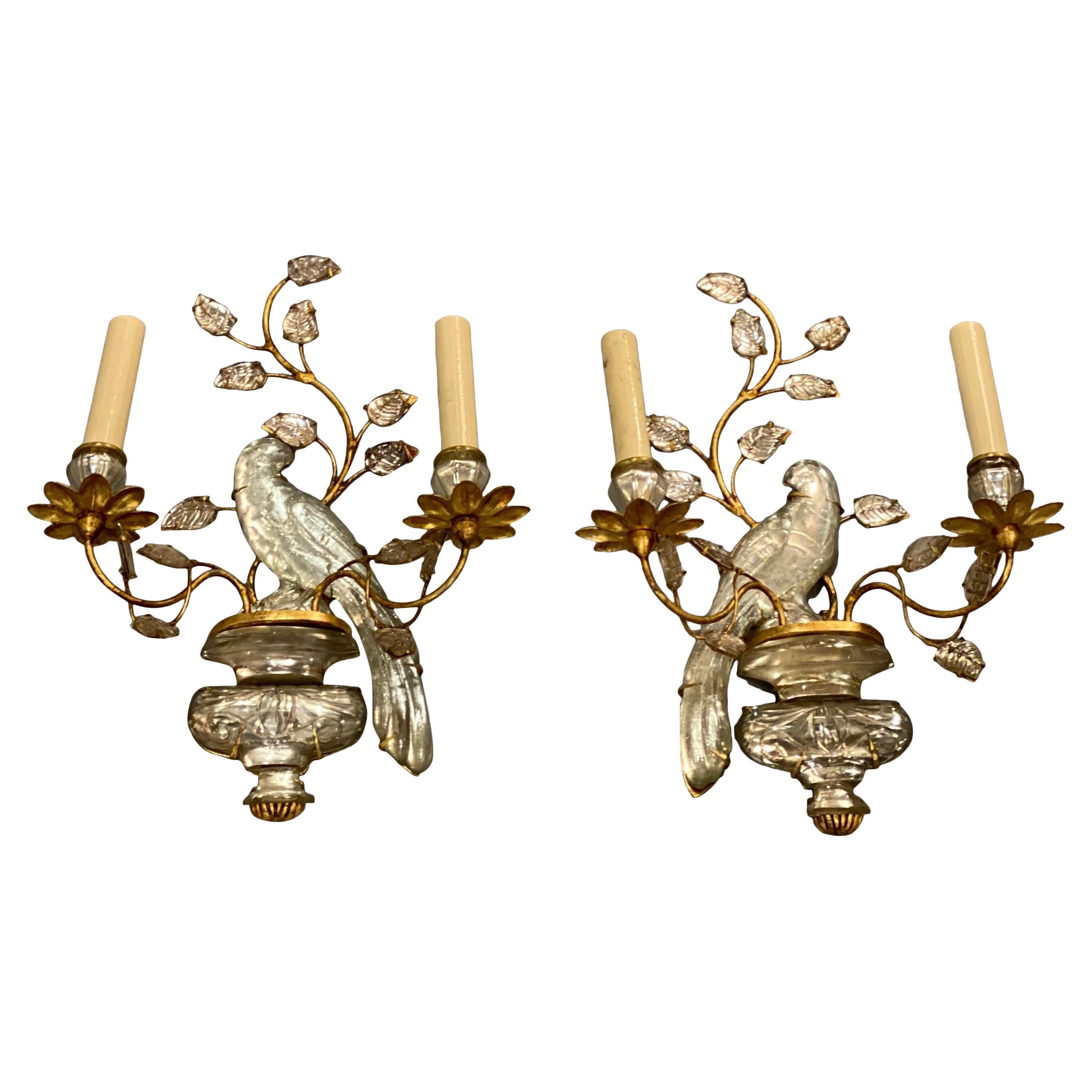 1930 French Bird Sconces at 1stDibs