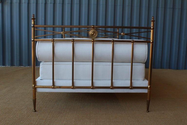 1940s French Brass Daybed in the Style of Maison Jansen. at 1stDibs