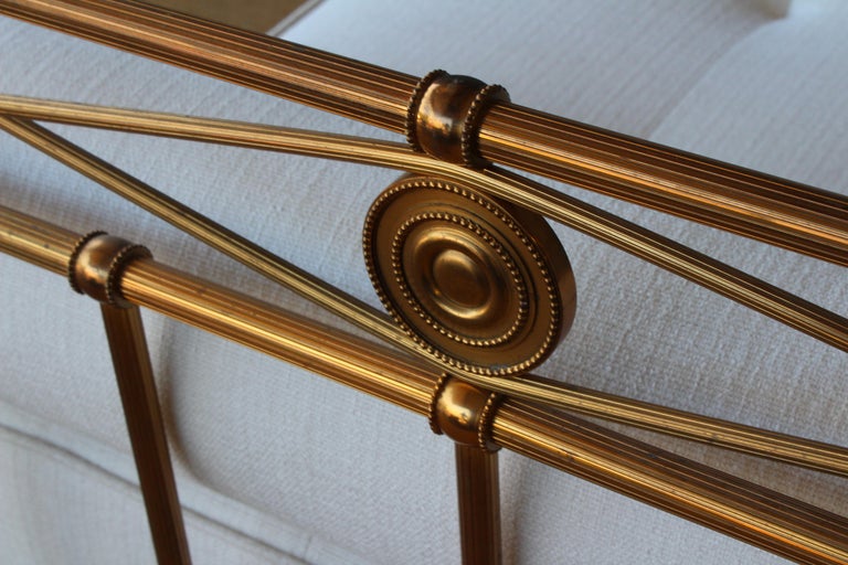 1940s French Brass Daybed in the Style of Maison Jansen. at 1stDibs