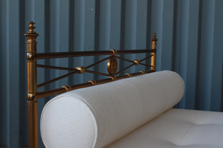 1940s French Brass Daybed in the Style of Maison Jansen. at 1stDibs