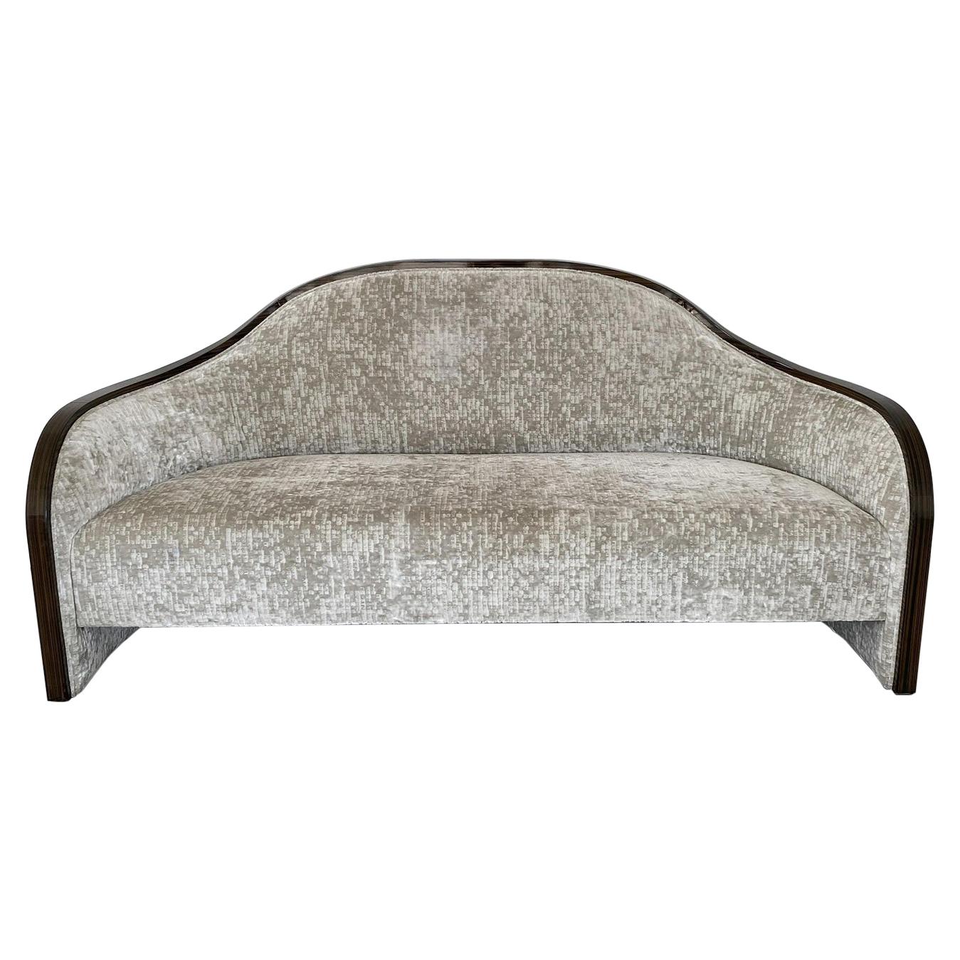 1940s French Macassar Sofa Style of Ruhlmann For Sale at 1stDibs