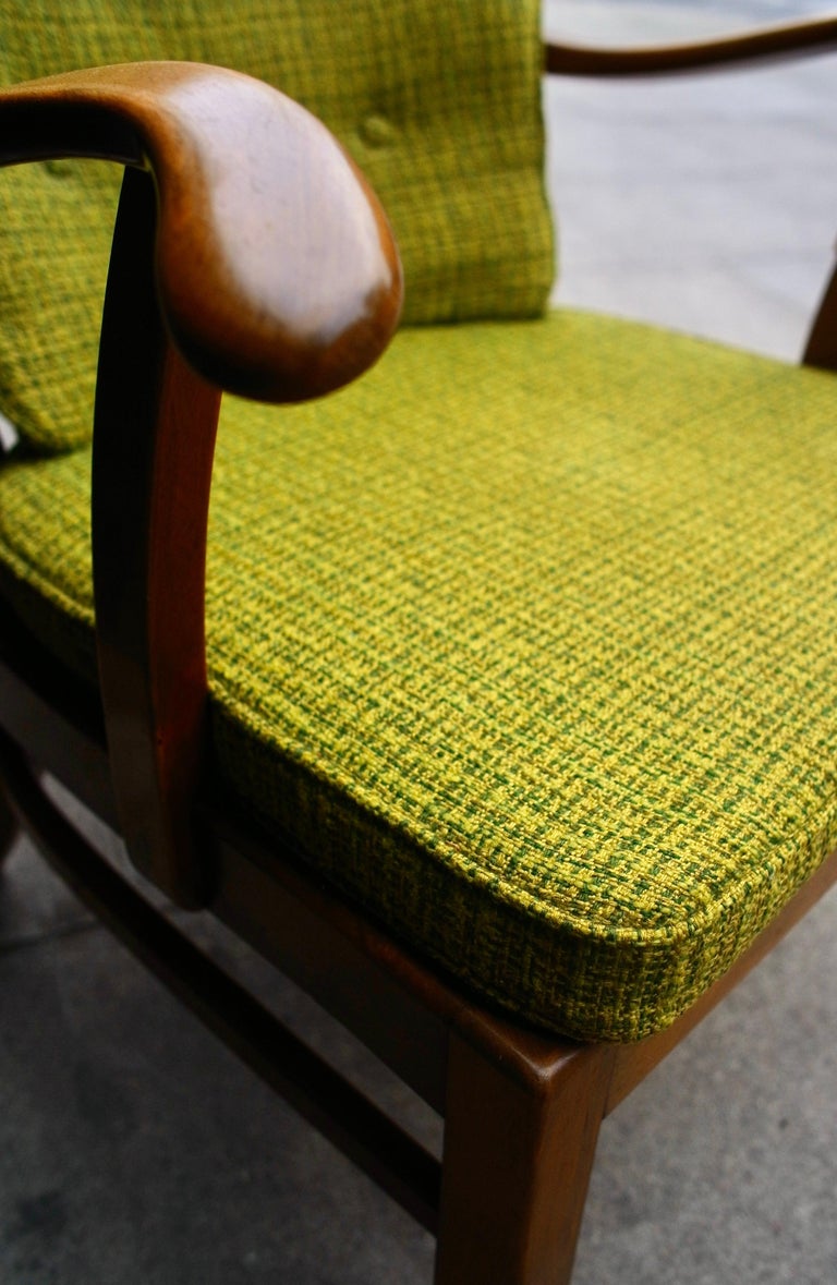 1940s Fritz Hansen Beech Armchair by Soren Hansen Model 1628, Denmark ...