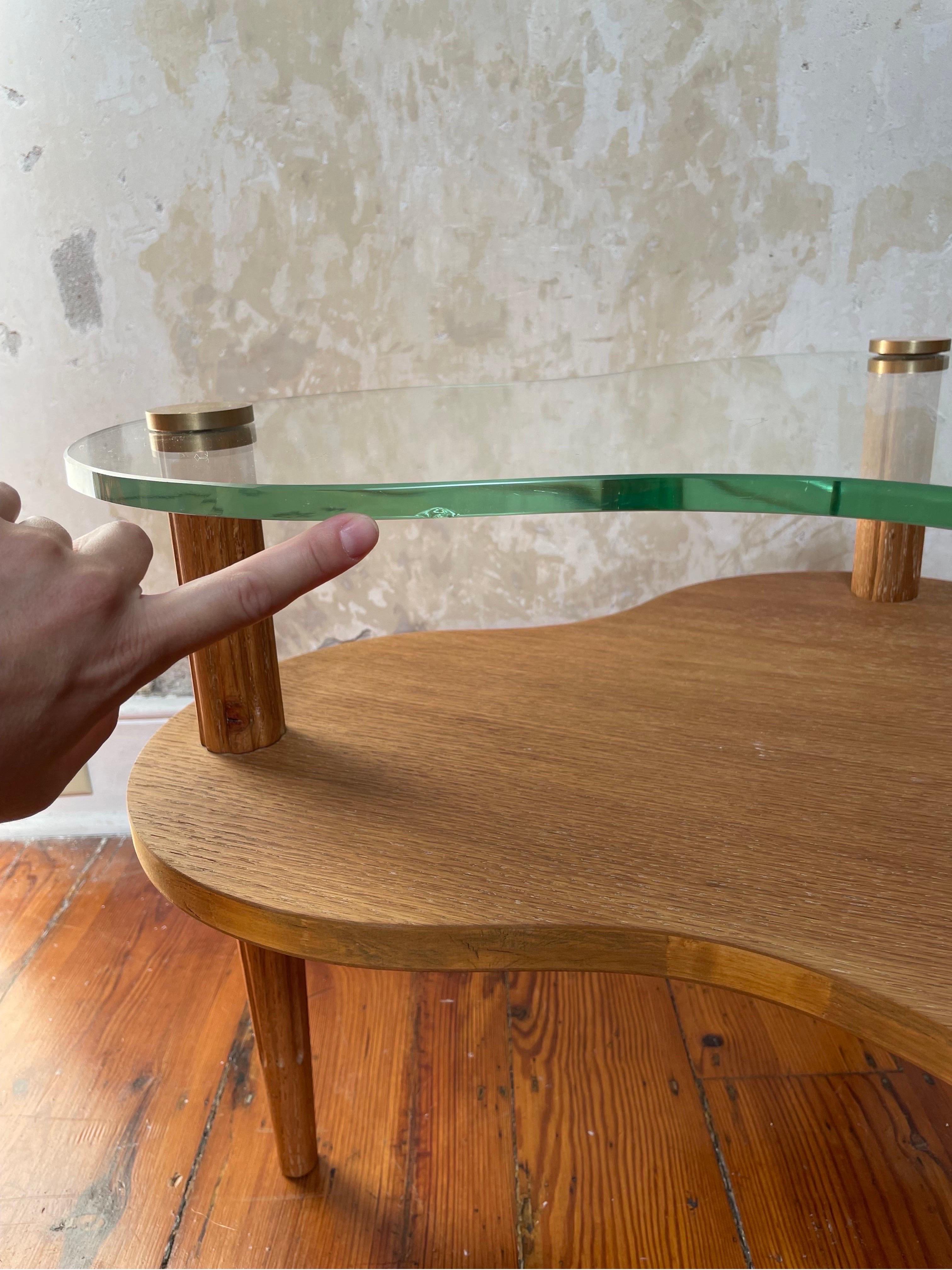 1940s Gilbert Rohde Herman Miller Biomorphic 2-Tier Accent Table No 1 ...