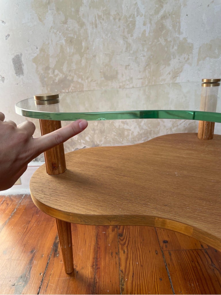 1940s Gilbert Rohde Herman Miller Biomorphic 2-Tier Accent Table No 1 ...