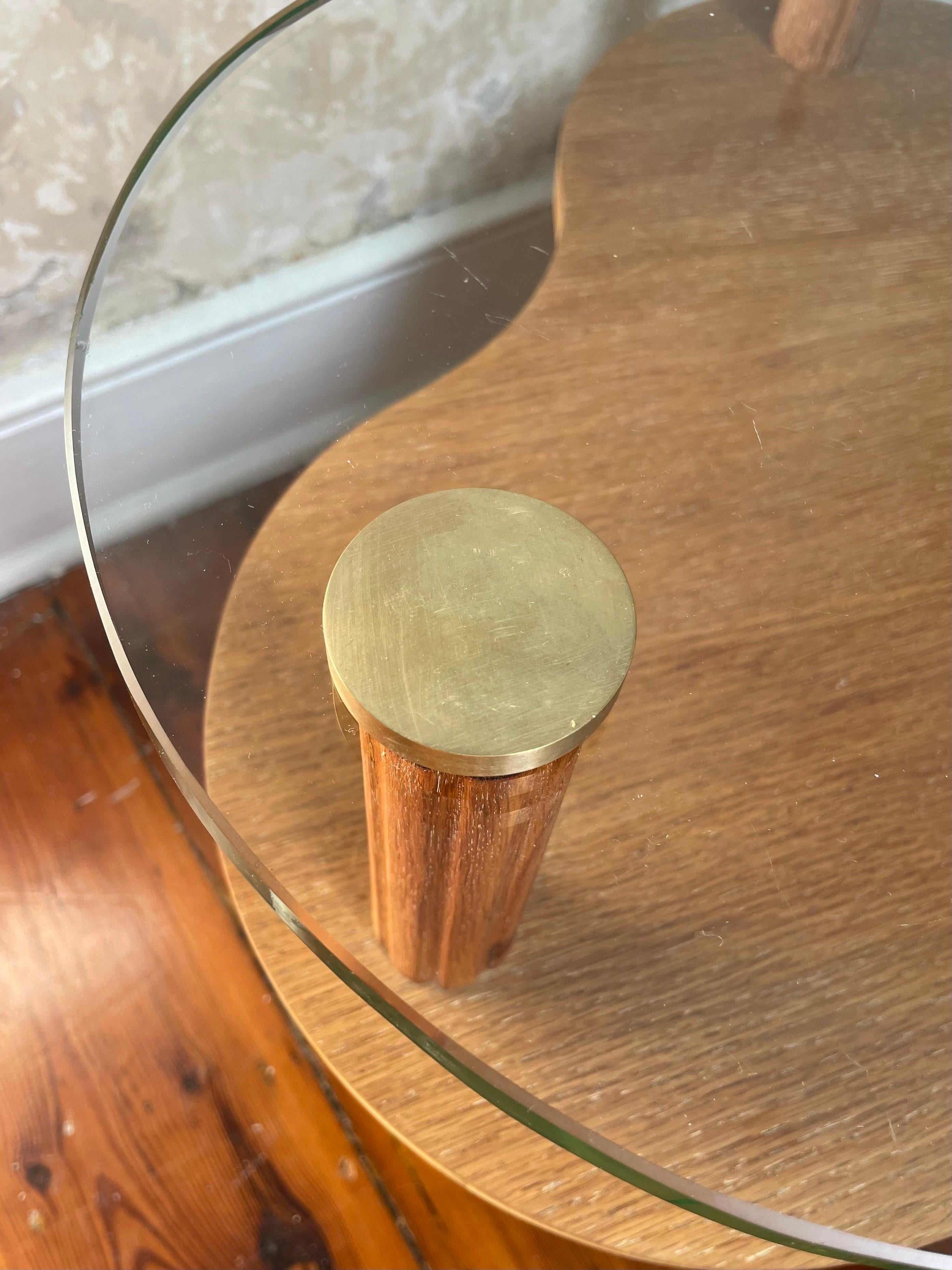 1940s Gilbert Rohde Herman Miller Biomorphic 2-Tier Accent Table No 1 ...