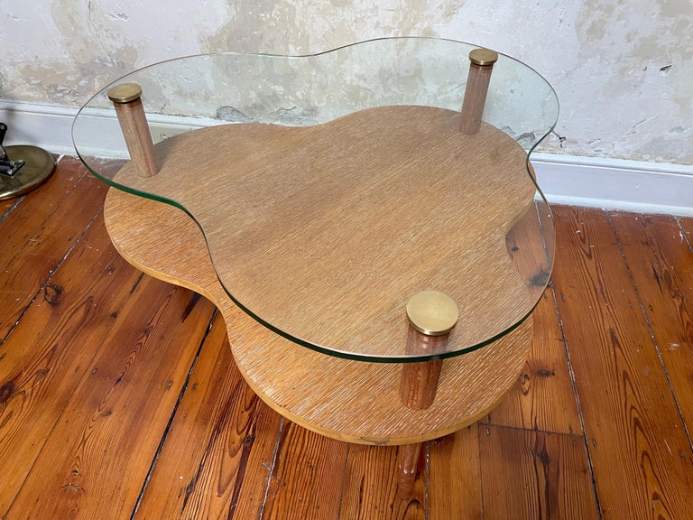 1940s Gilbert Rohde Herman Miller Biomorphic 2-Tier Coffee Table For ...