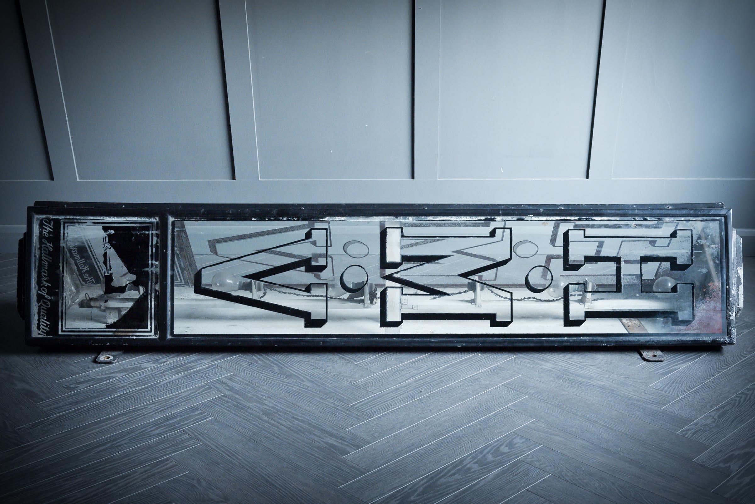 1940's HMV Illuminated Shop Sign For Sale at 1stDibs | illuminated sign ...