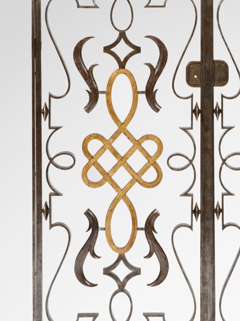 1940s Interior Wrought Iron Gates by Gilbert Poillerat For Sale at 1stDibs