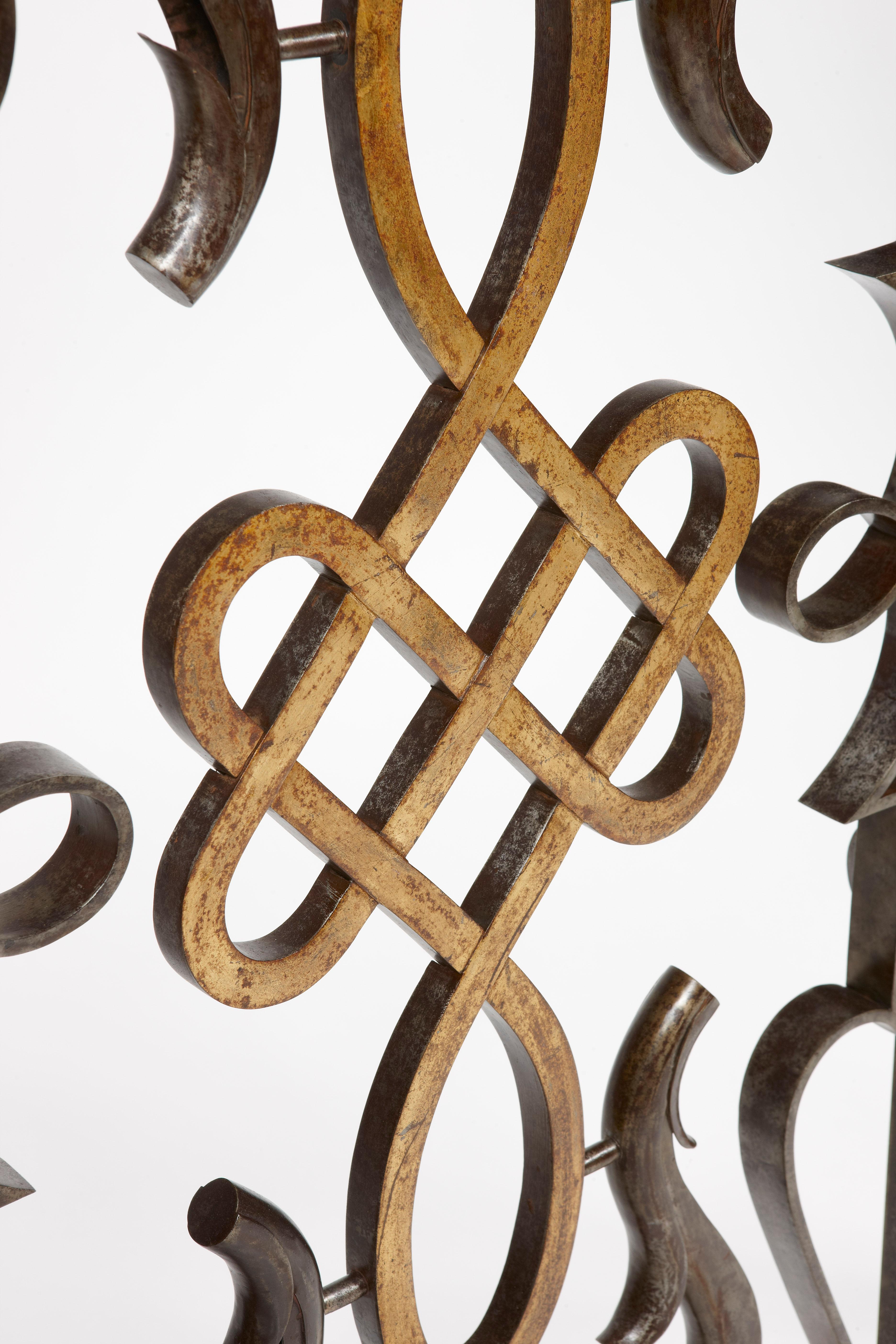 1940s Interior Wrought Iron Gates by Gilbert Poillerat For Sale at 1stDibs