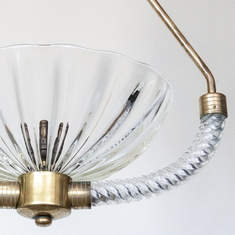 1940's Italian Barovier Pendant Light at 1stDibs