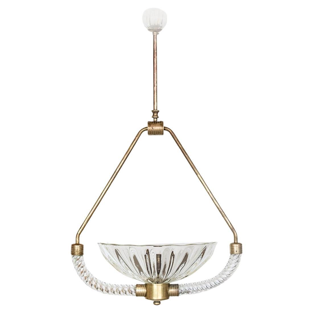 1940's Italian Barovier Pendant Light at 1stDibs