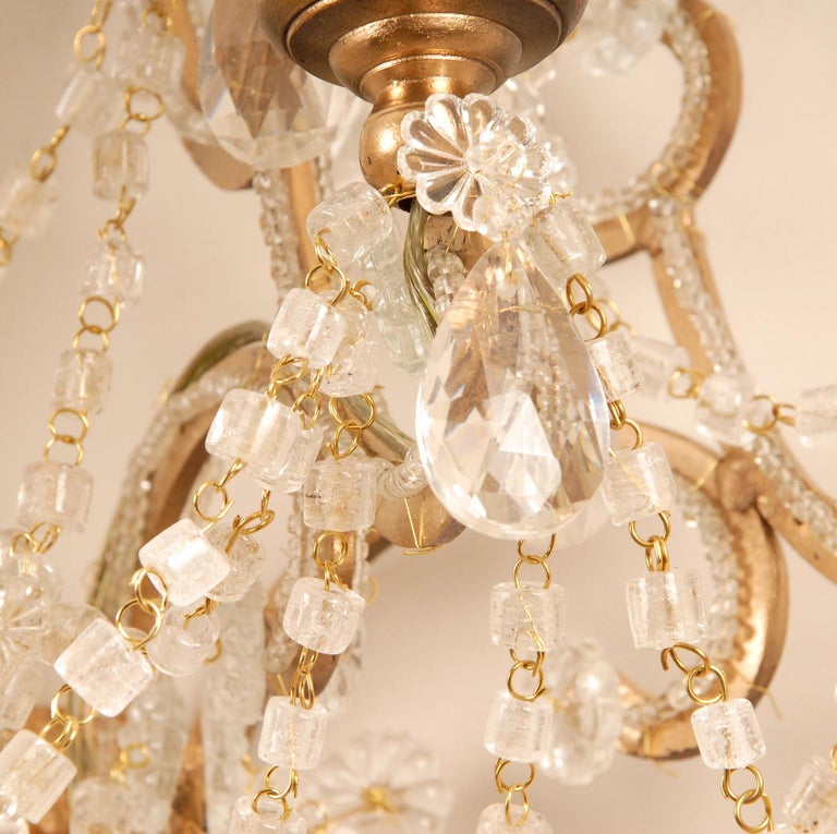 Crystal Beaded Wall Sconces Murano Glass Florentiner lamps 3-Light - a ...