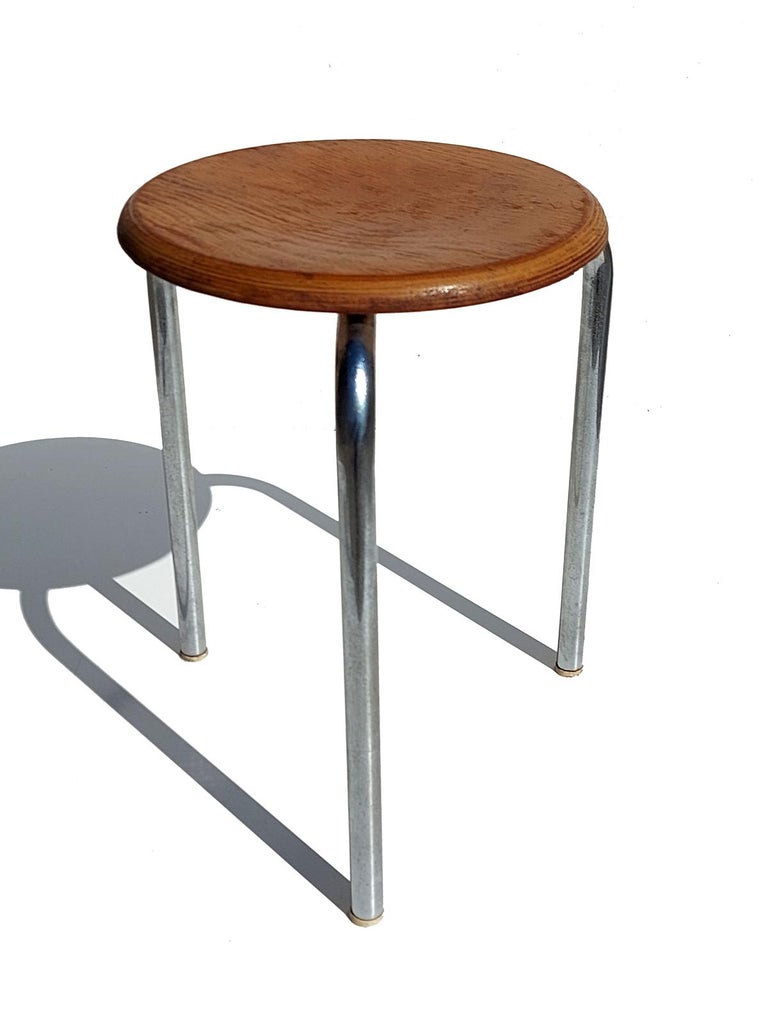 1940s Jean Prouvè Atelier Design Stool at 1stDibs