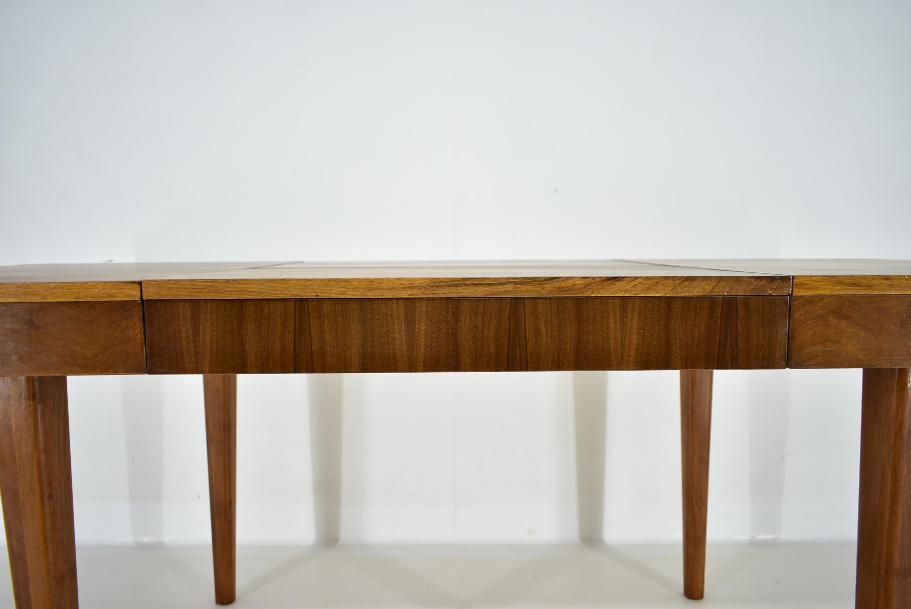 1940s Jindrich Halabala Extendable Dining Table in Walnut ...