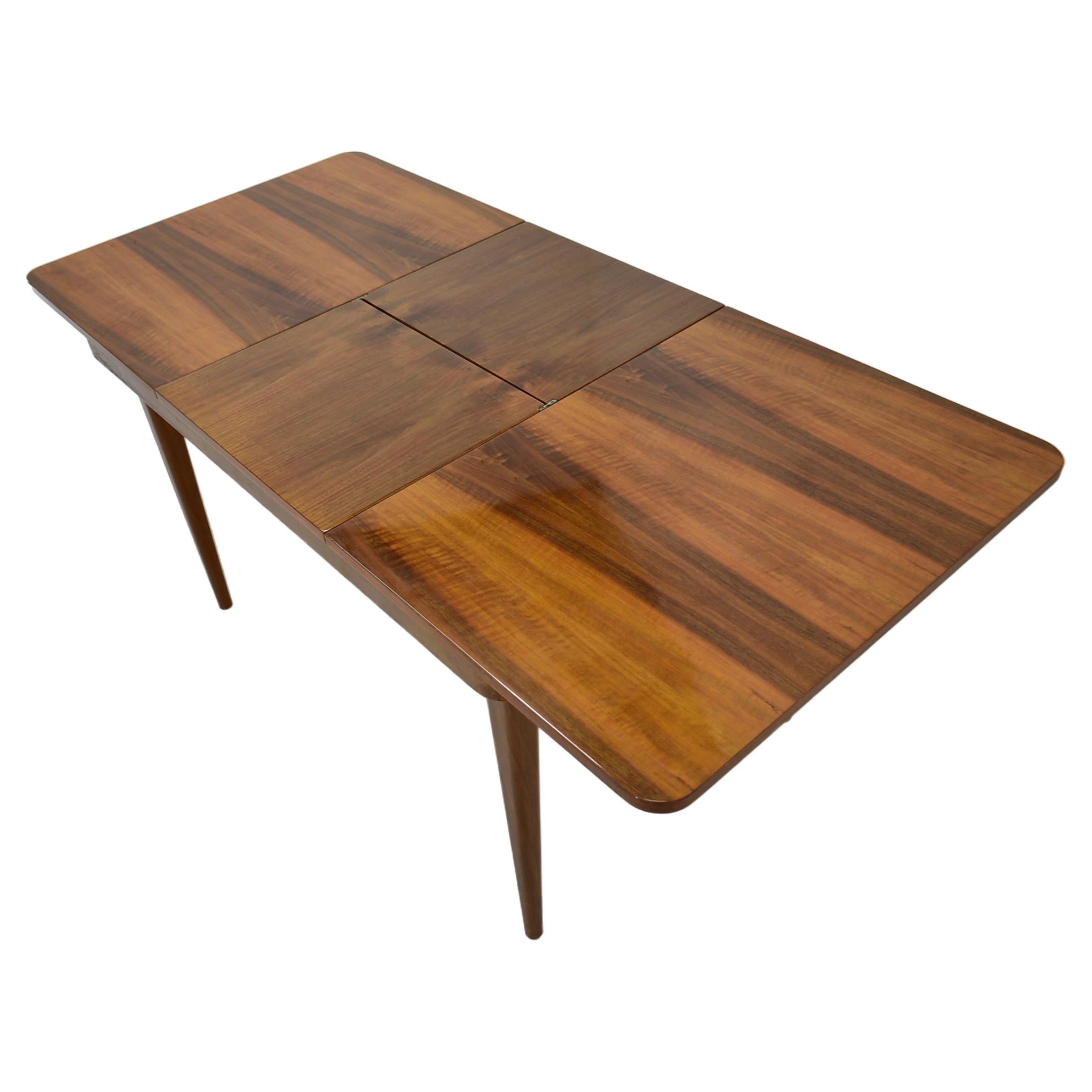 Art Deco Extendable Dining Table Designed by Jindřich Halabala, 1942s ...