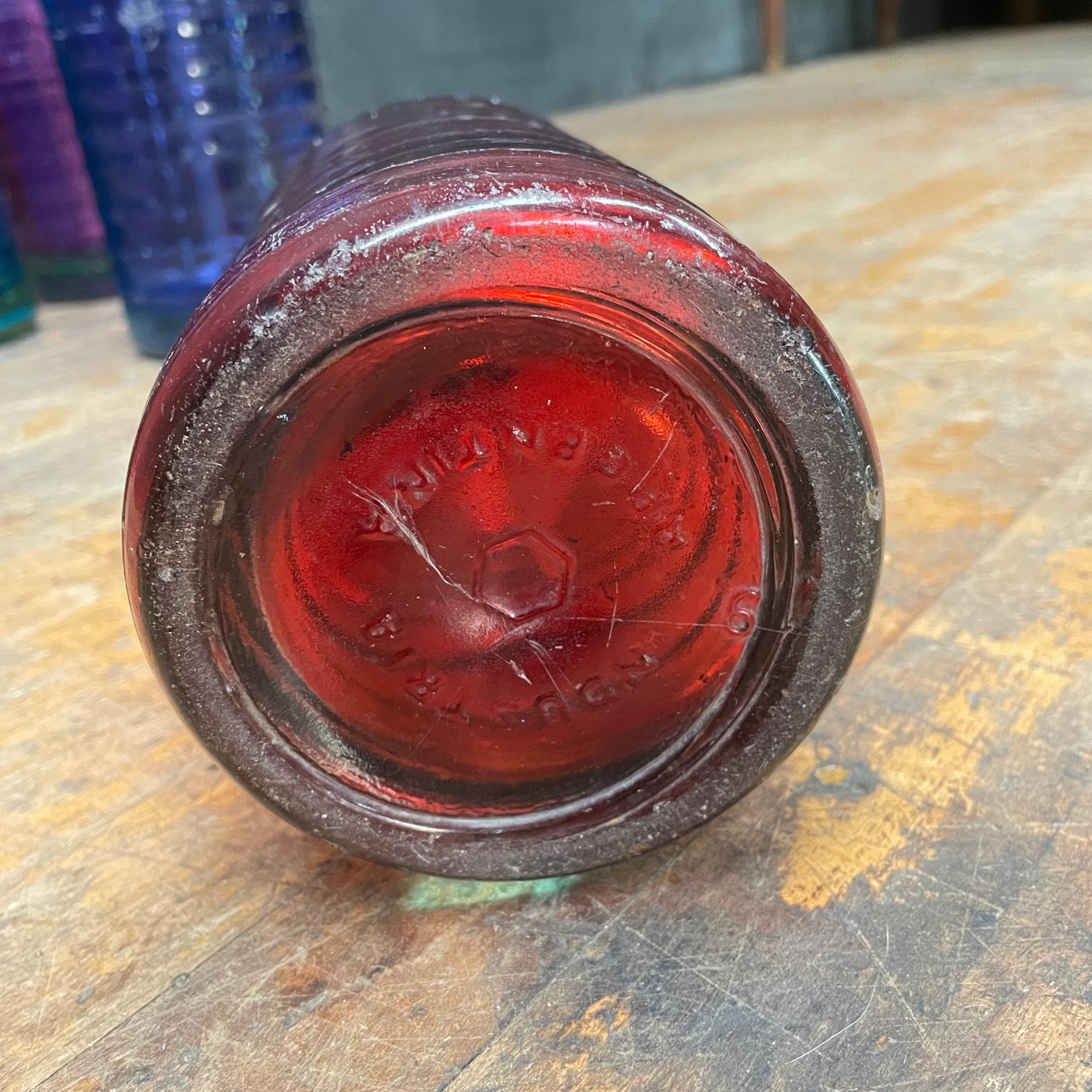 1940s Lourdes Siphon Seltzer Soda Bottle Collection Colorful Glass ...