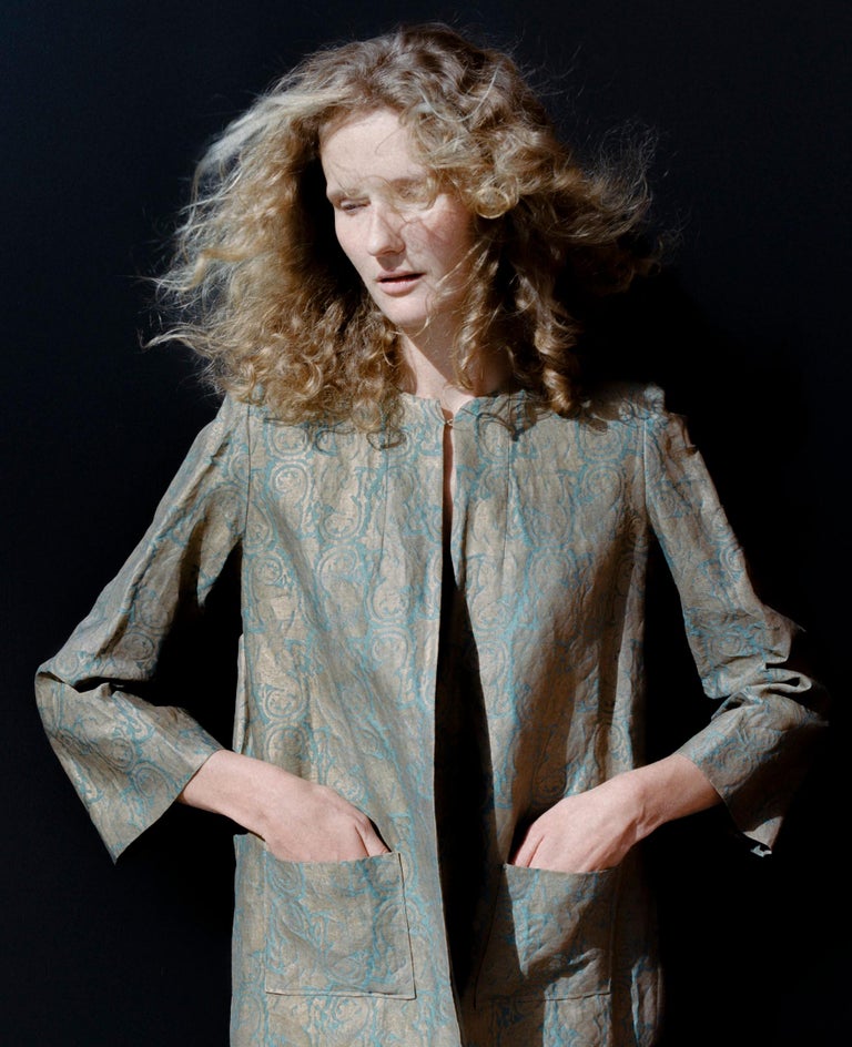 Rare 1940's Mariano Fortuny Stenciled Jacket For Sale at 1stDibs