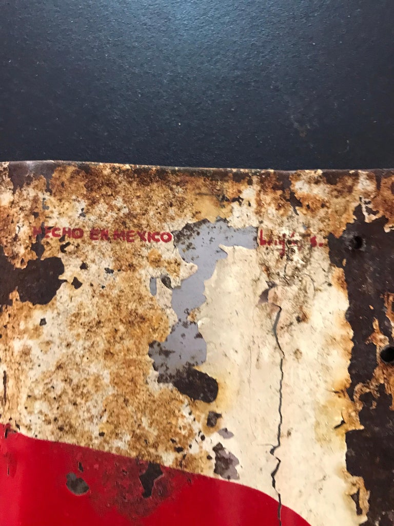 Vintage 1940’s Mexican Coca Cola Tin Sign at 1stDibs | classic coca ...