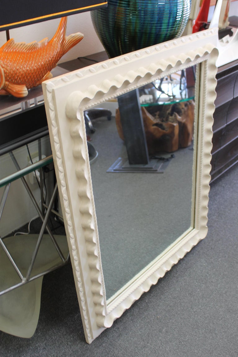 1940s Moderne Wall Mirror at 1stDibs