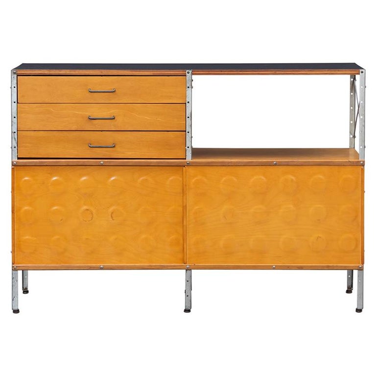1940s multicolored ESU Shelf by Charles and Ray Eames 'c' For Sale at ...