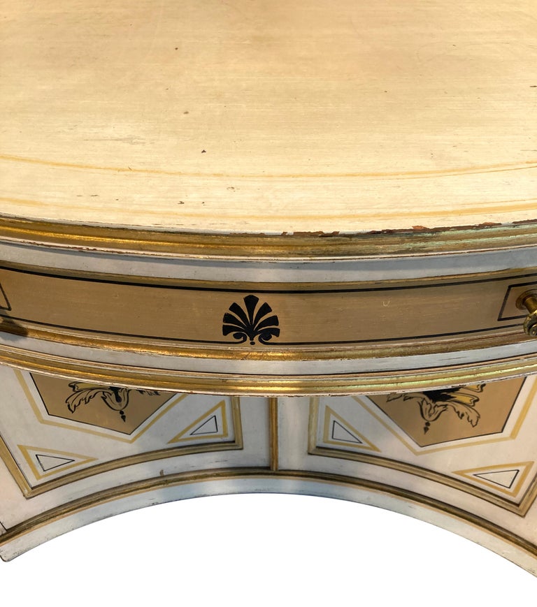 1940s Neoclassical Style Painted and Gilded Corner Etagere For Sale at ...