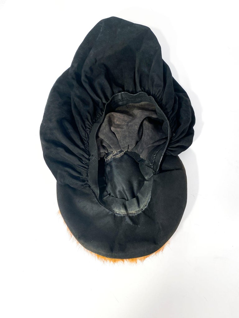 1940s Nutria Fur and Suede Leather Snood Hat at 1stDibs | nutria fur ...