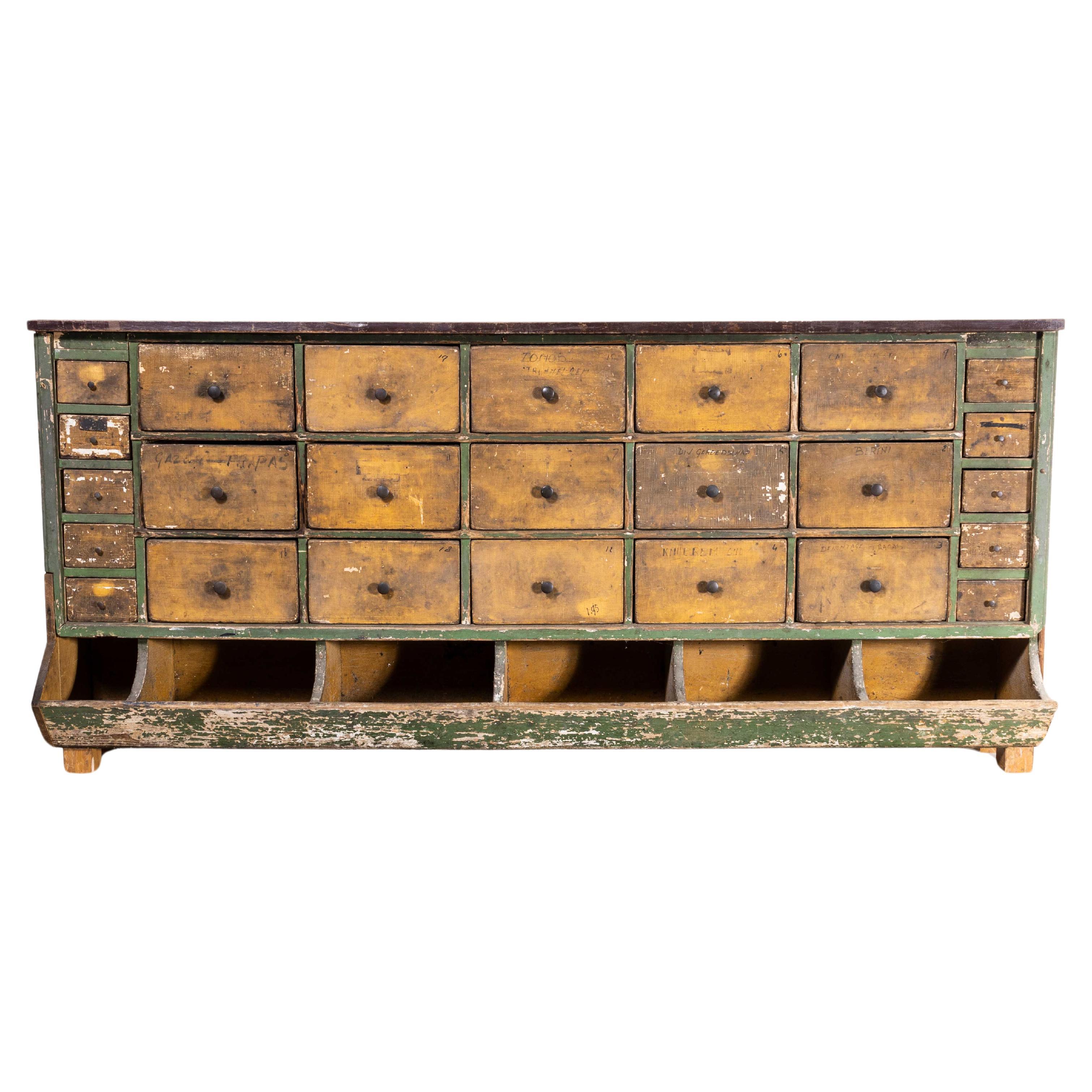 1940s Original French Hardware Counter For Sale at 1stDibs