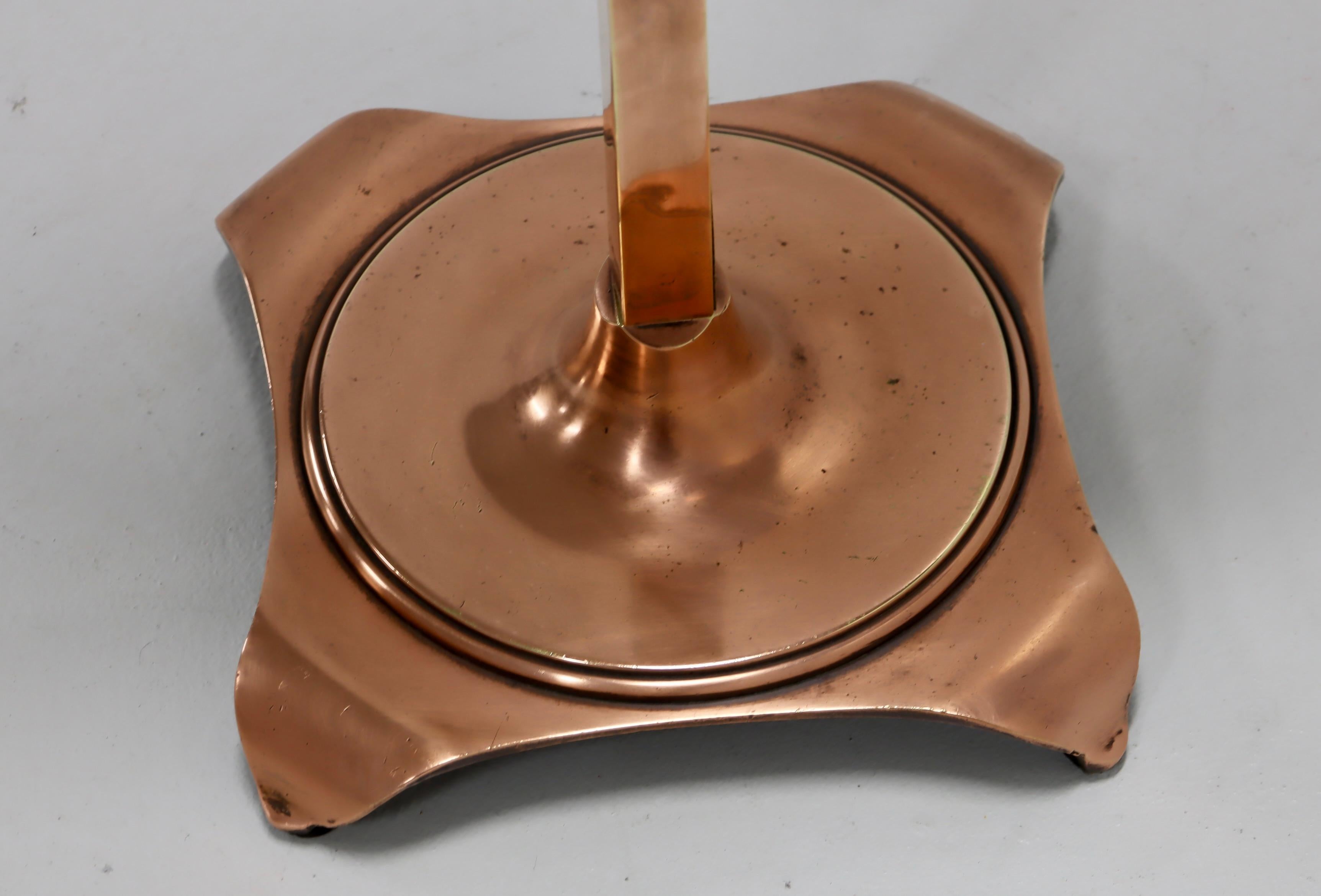 1940's Patinated Copper Large Vanity Mirror By JR Palmenberg's and Sons ...