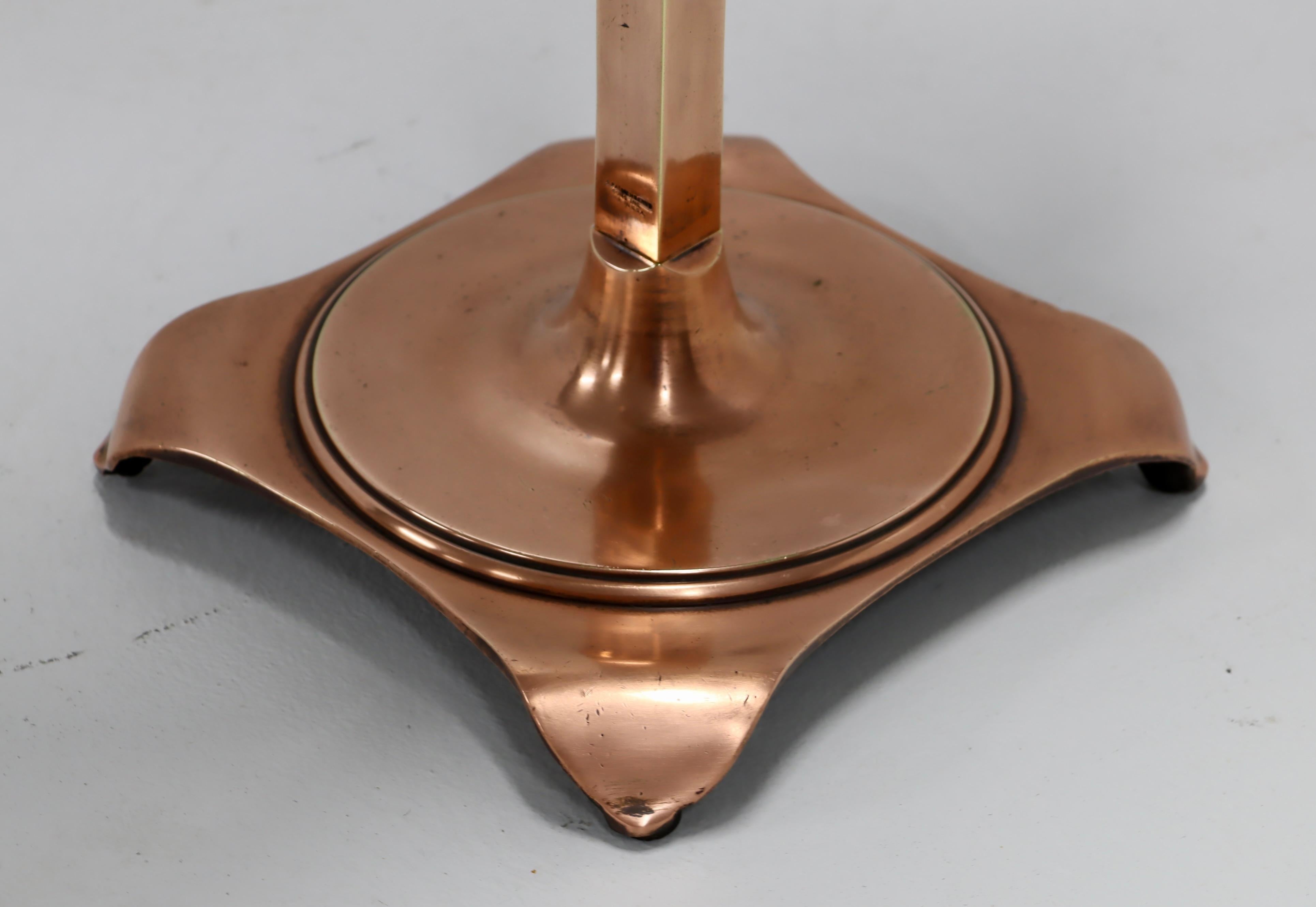 1940's Patinated Copper Large Vanity Mirror By JR Palmenberg's and Sons ...