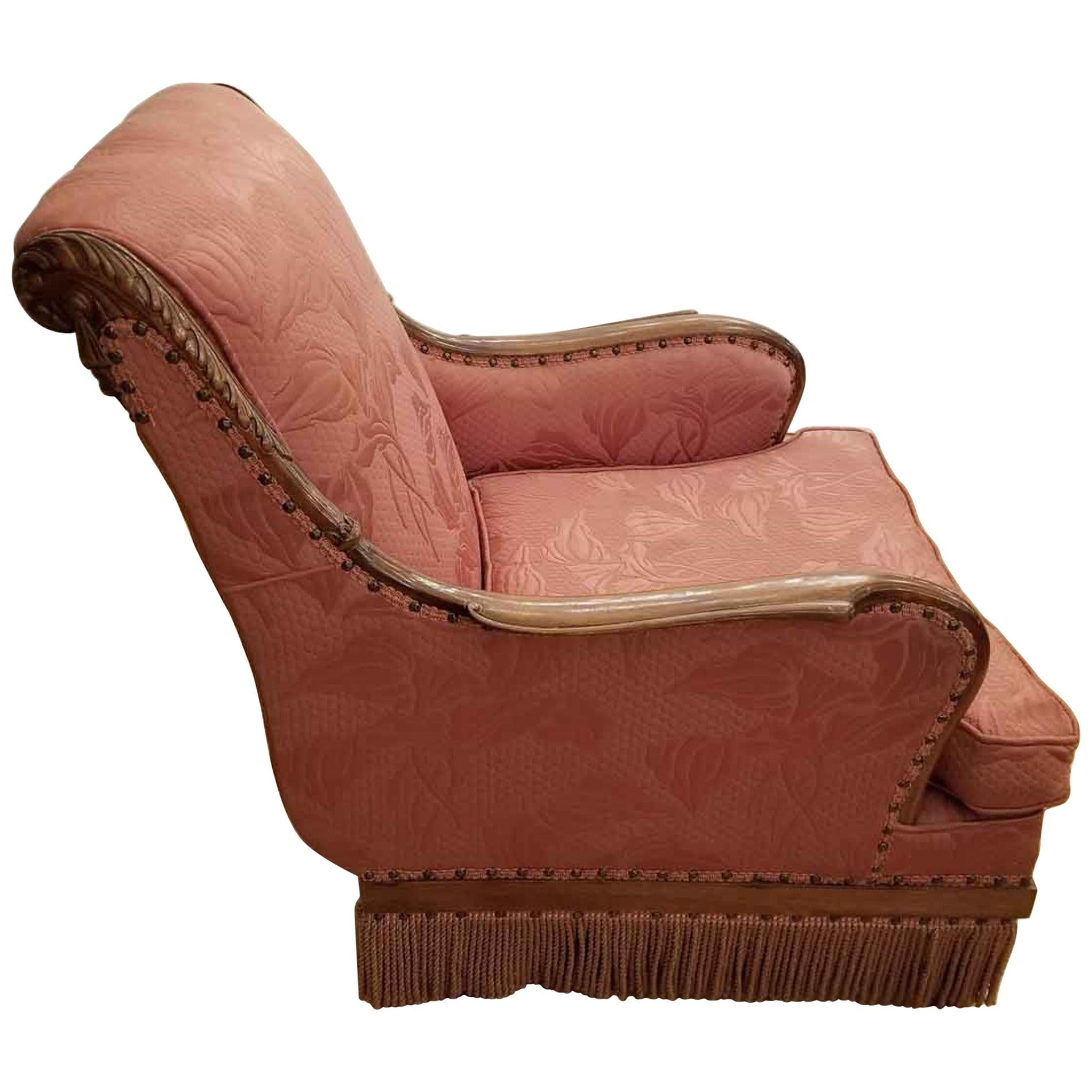 Berninghaus Hercules Red Barber Chair with Custom Detailing Restored at ...