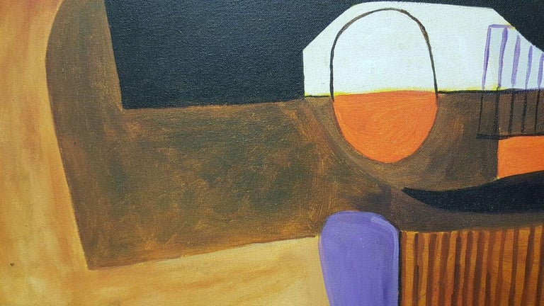 1940s Rendering Of Pablo Picasso "Still Life With Guitar" by Artist Ray ...