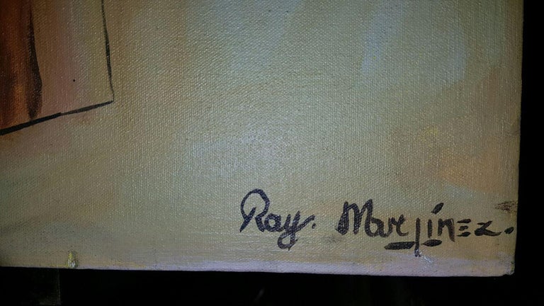 1940s Rendering Of Pablo Picasso "Still Life With Guitar" by Artist Ray ...